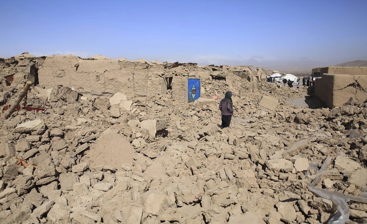 Powerful earthquake shakes west Afghanistan a week after devastating quakes hit same region